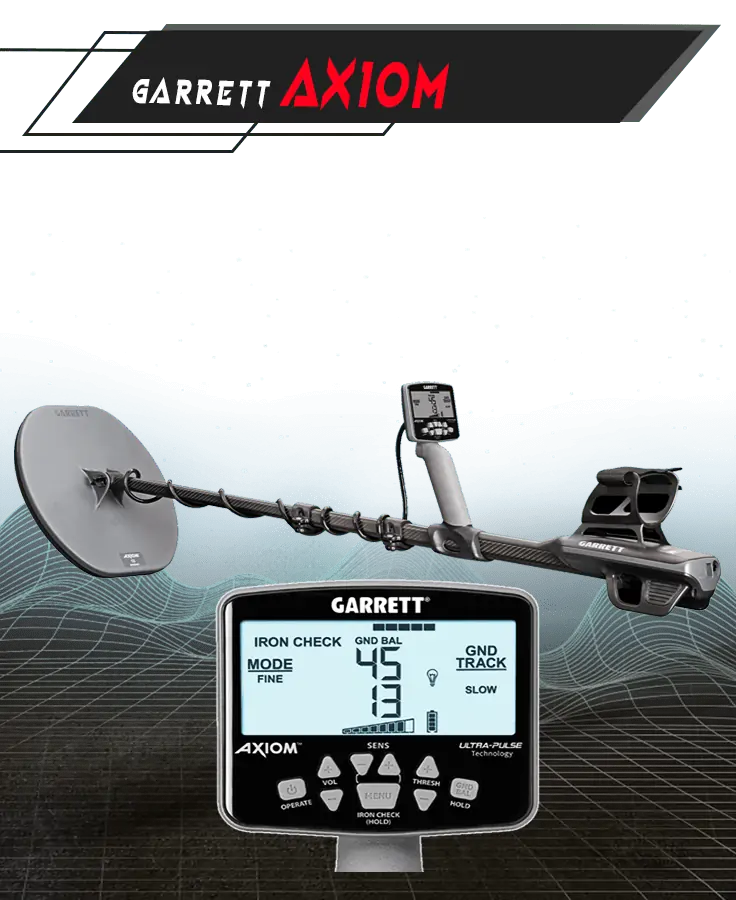 Garrett Axiom is a brand-new metal detector designed exclusively for ...