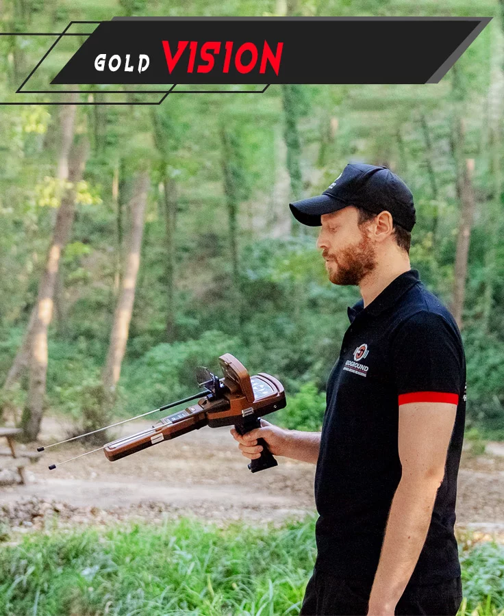 Gold Vision Gold & Metal Detector - 6 Search Systems