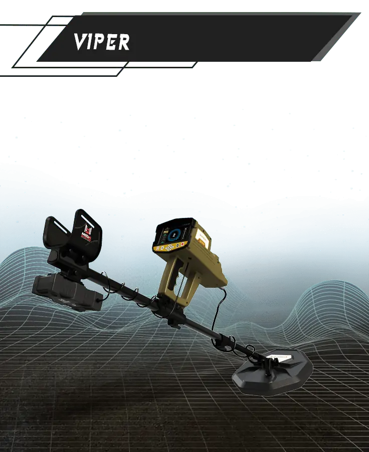 Viper is a multi-technologies metal detector with with six search systems