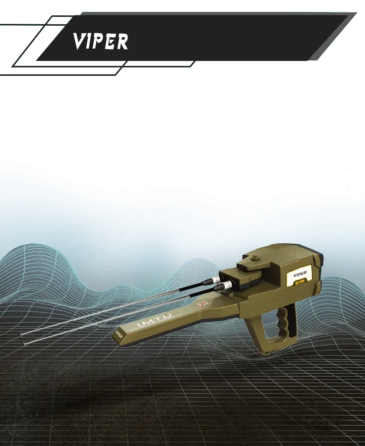Viper is a multi-technologies metal detector with with six search systems